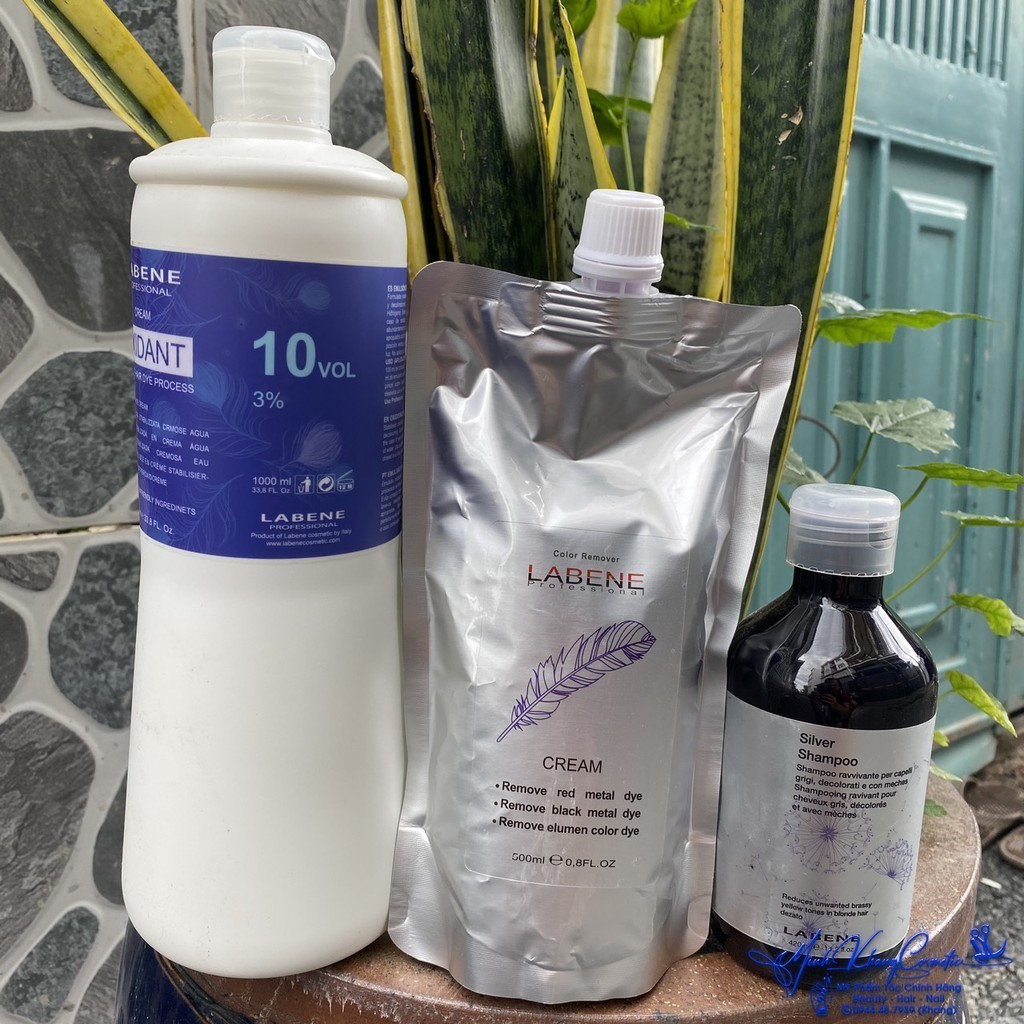 Combo trọn bộ tẩy tím Labene ( khử vàng tốt nhất ) - MK | Shopee Việt Nam