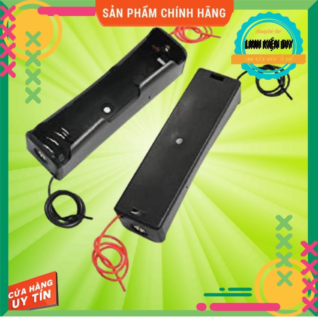 Hộp Pin 18650 1 CELL khay pin 18650 1 CELL kèm dây | Shopee Việt Nam