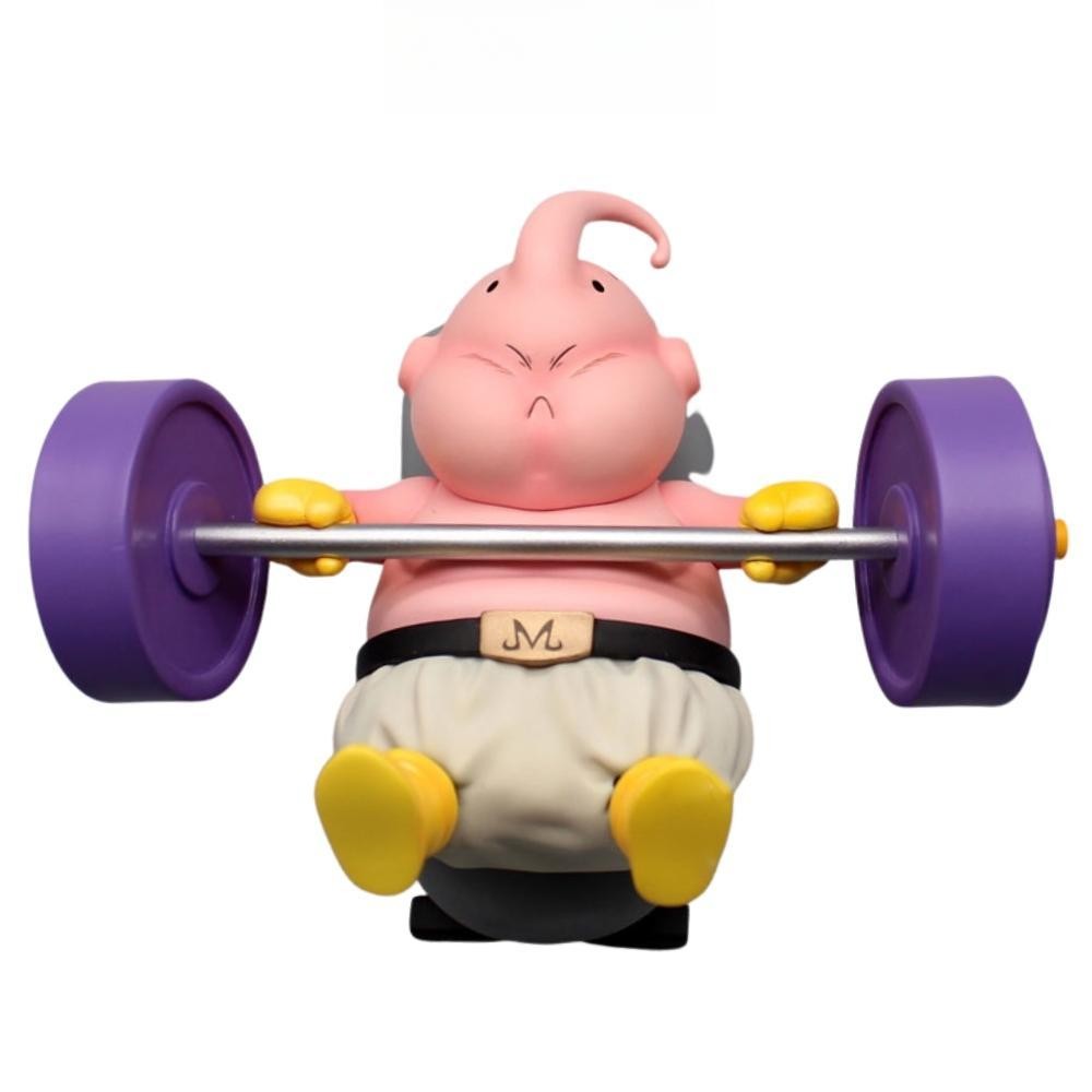 Mô Hình DragonBall MaBu cử tạ siêu dễ thương cao 7cm - Figure ...
