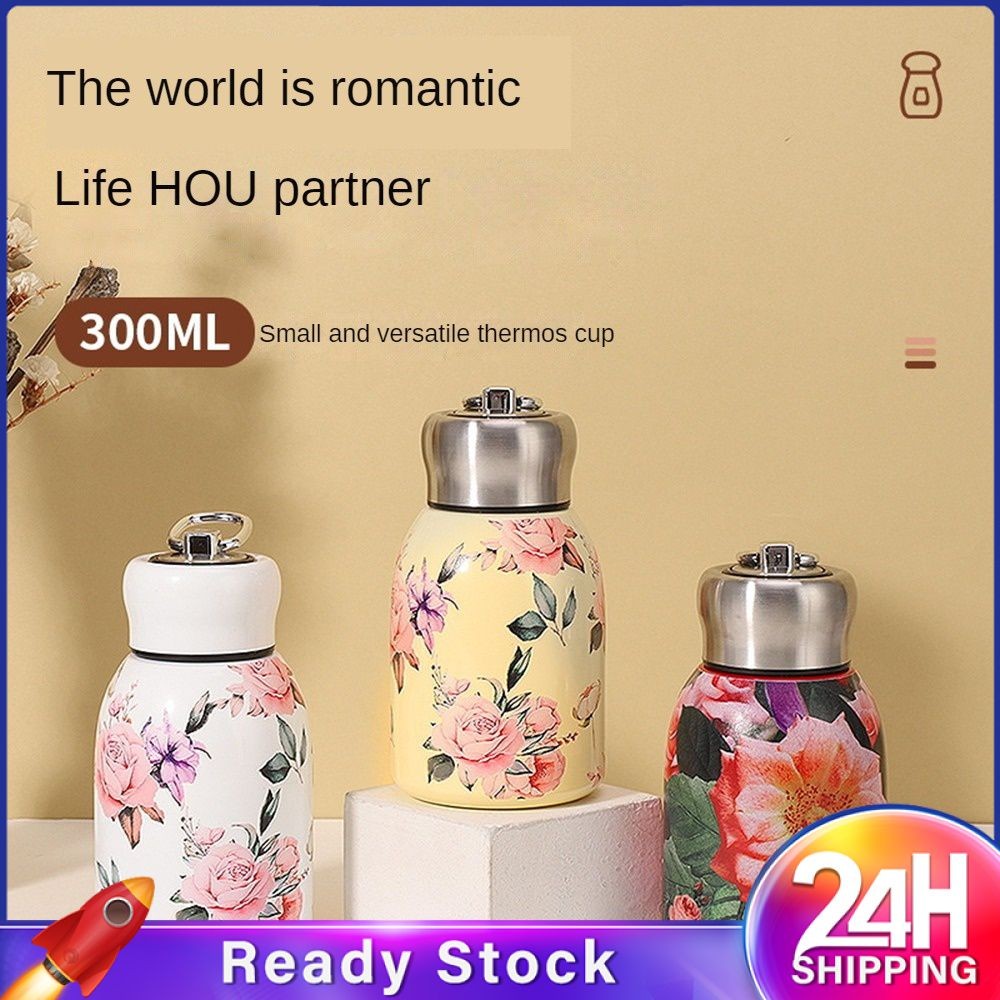 【Đang Bán】 Cốc Giữ Nhiệt Mini Ding Nhỏ Bằng Thép Không Gỉ 300ML Có Vòng ...