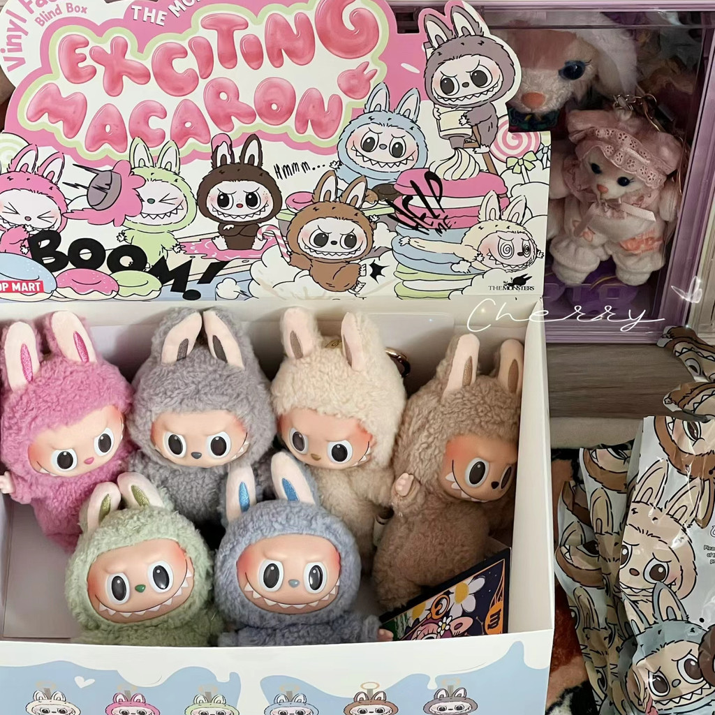 (100% authentic) New & Unopened Labubu Popmart Búp Bê Labubu Macaron ...
