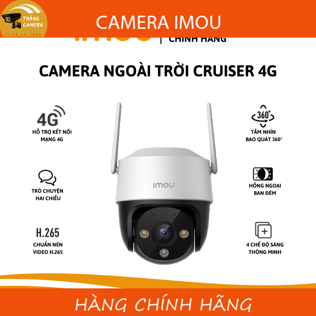 Camera 4G Dùng Sim IMOU CRUISER 4G S21FTP 2MP, Camera 4G Dùng Sim Minin ...