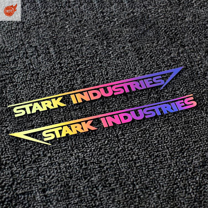 Mox Iron Man Avenger Xe Màu Đen Phản Quang Miếng Dán Xe Máy Ô Tô Xe Tải ...