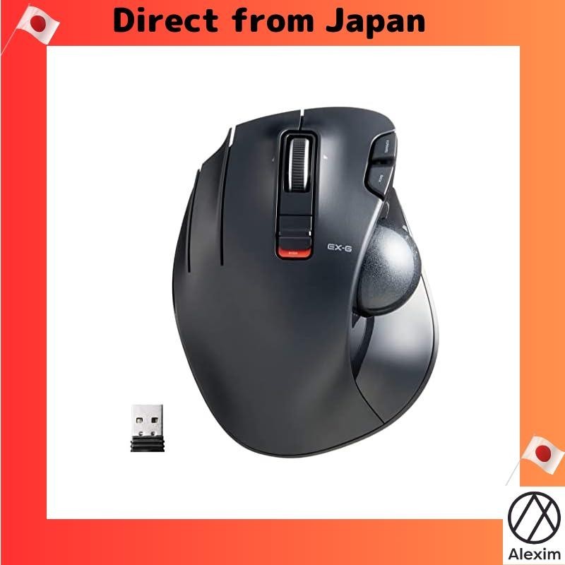[Direct from Japan]Elecom Mouse Wireless (receiver included) Trackball ...