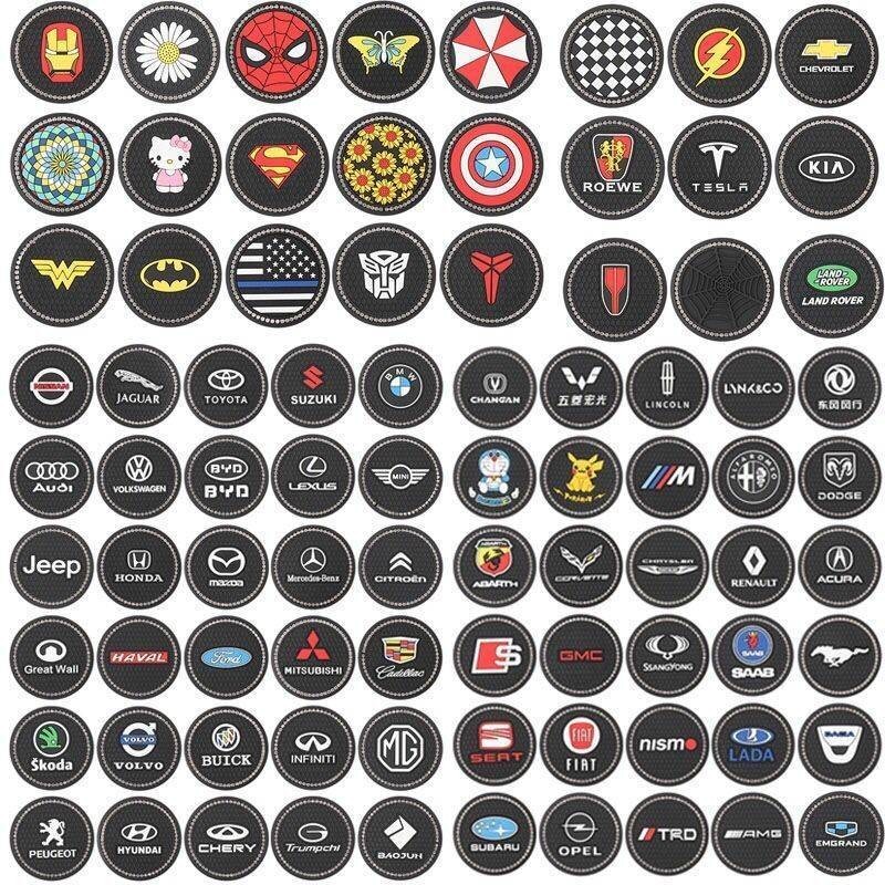 Mi ng l t c c tr N xe Ô tô Đế lót ly nước Coaster khe cửa Thảm sửa đổi nội thất Đồ dùng trang ...