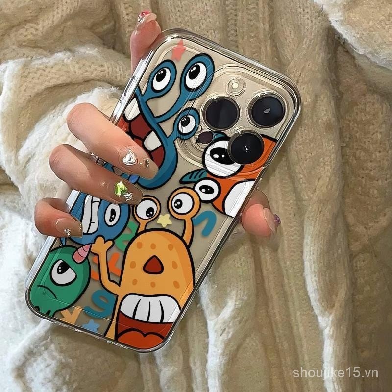 Beckoning Monster Thích hợp cho Vỏ điện thoại Apple 15 14 Vỏ mềm ...