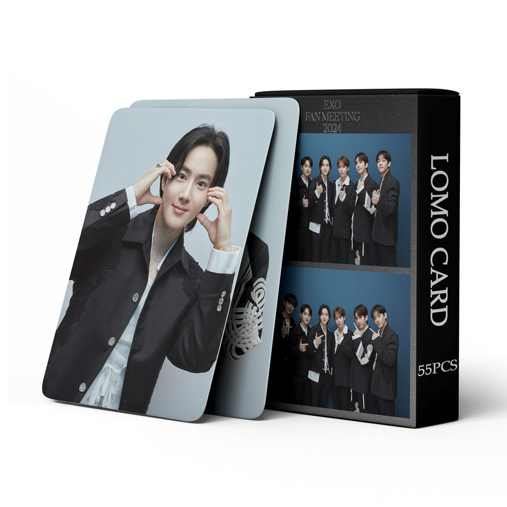 55 Cái / hộp EXO Photocards 2024 EXO FAN Họp MỘT Album thứ 7 KEM EXIST SODA Lomo Cards XIUMIN ...