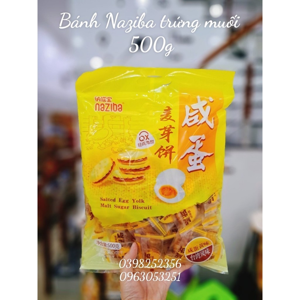 Bánh Quy Naziba trứng muối 500g Nhà Của Bé 1 | Shopee Việt Nam