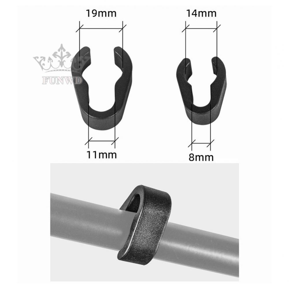 -New In May-Cable Clips ABS Plastic New Boom Poles /Large Wire Clamp ...