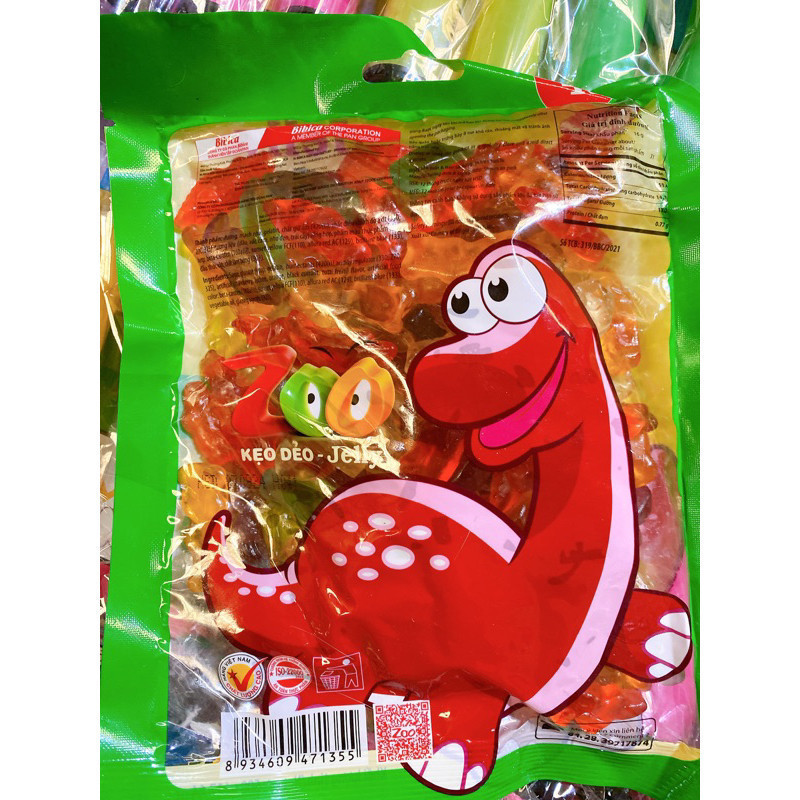 túi 500 gam kẹo dẻo chip chip jelly zoo ( bibica) | Shopee Việt Nam