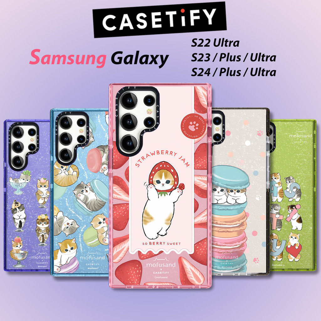 Ốp lưng Mofusand Dessert Cat casetify Vỏ điện thoại Samsung cho Samsung Galaxy S25Ultra Tương ...