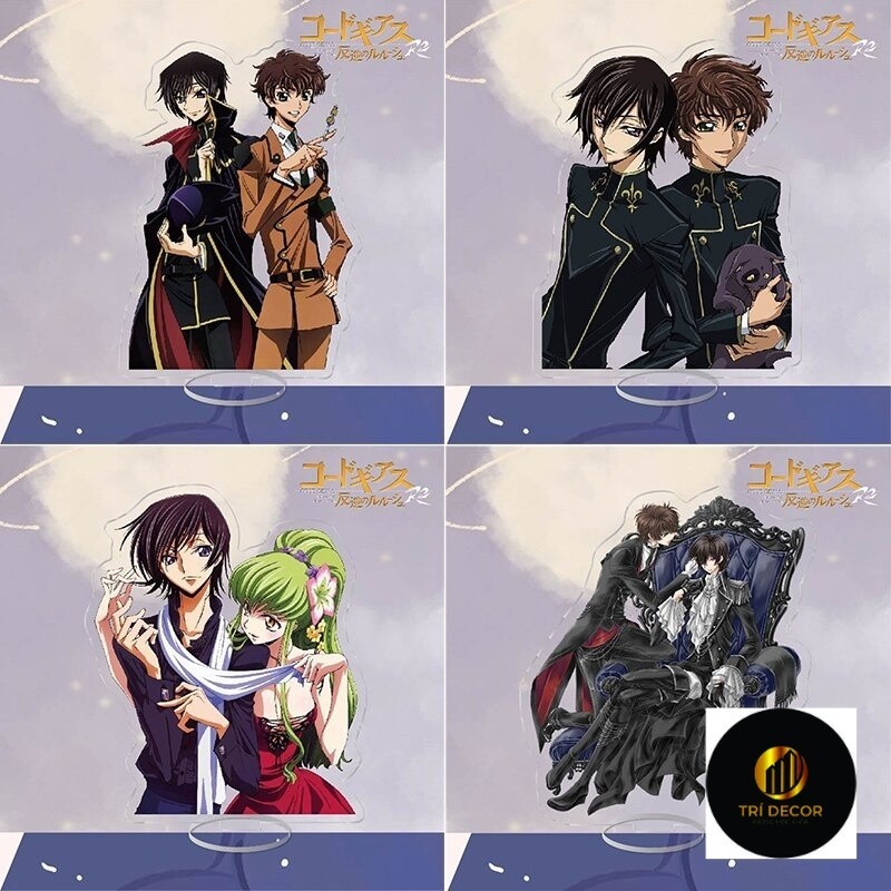 Mô hình Standee Manga Anime Code Geass Acrylic Lelouch Lamperouge decor ...