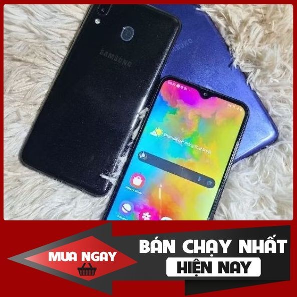 Điện thoại Samsung M20 Pin 5000 Sài Cả ngày Chơi Game phục vụhàng ngày ...