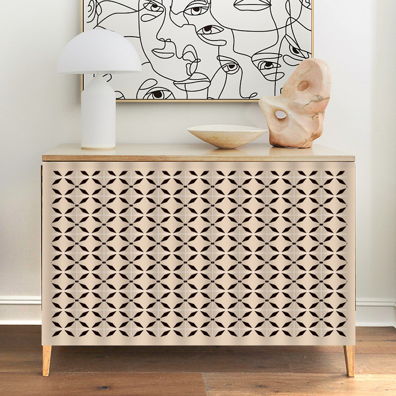 Hari Raya Retro Tủ Bếp Rèm Tự Dính EidAlFitr Rèm Tủ Chống Bụi Trang Trí ...