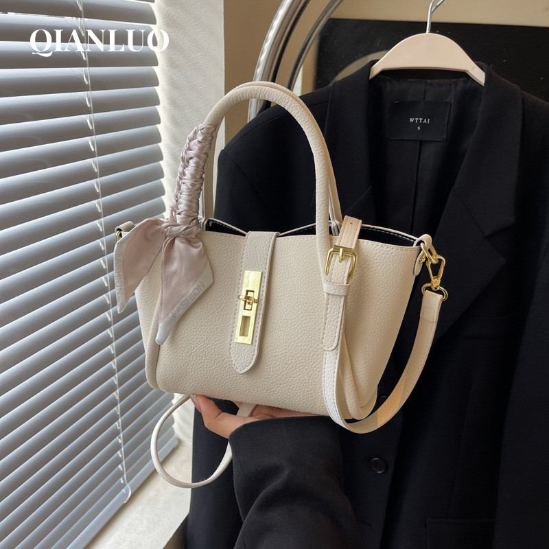 QIANLUO túi xách nữ túi đeo chéo 2024NEW Thiết kế độc đáo Vintage Phối ...