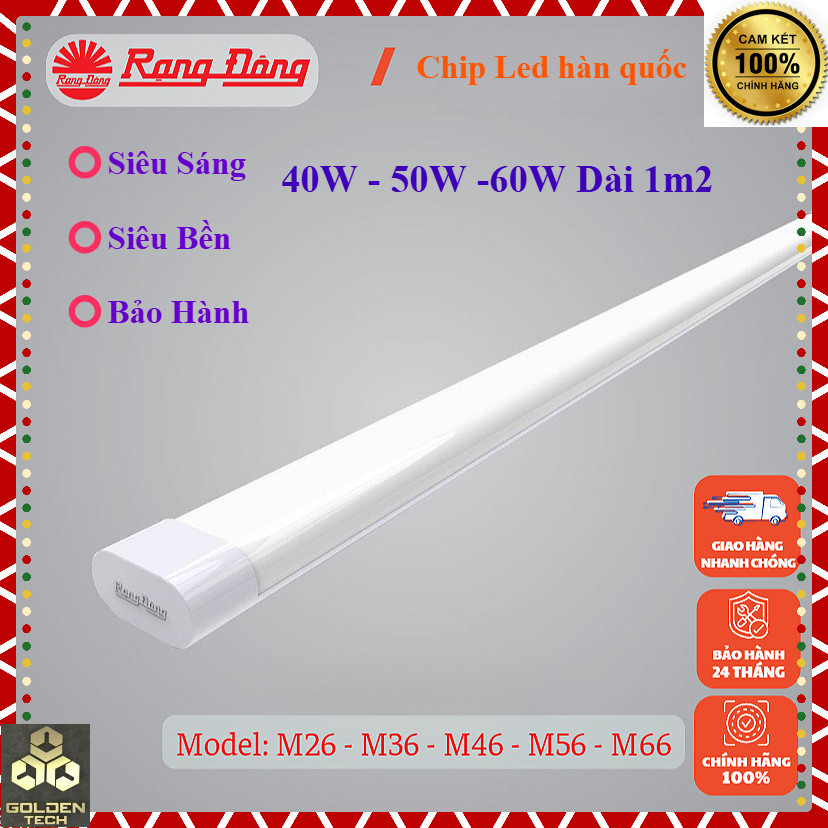 (Chính hãng) Đèn Led bán nguyệt 40W 50W 60W 1m2 Rạng Đông M26 - M36 - M46 - M56 - M66 Ánh sáng ...