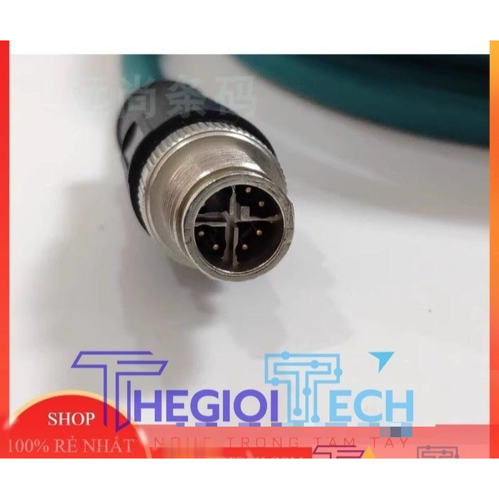 Cáp CCB-84901-2001 -05 Cognex Mã Mạng Dây Nguồn 5M Cáp Kết Nối Cognex Ethernet Cable 5M M12 8 ...