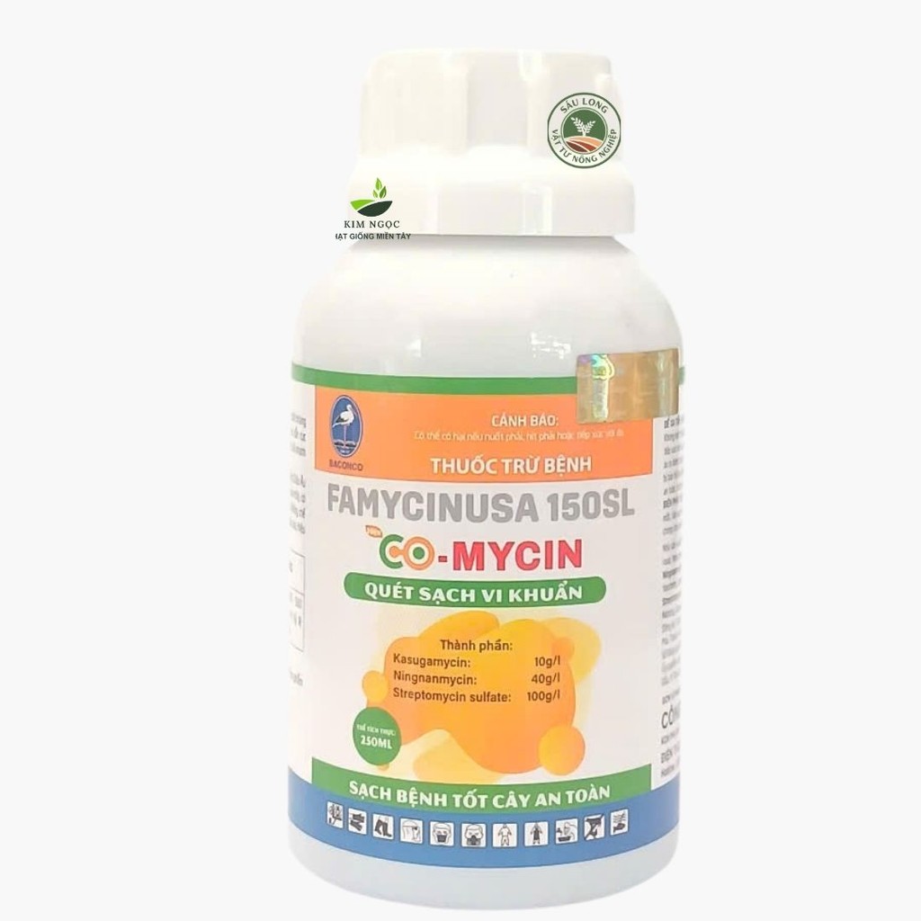 Thuốc trừ bệnh CO MYCIN 150SL (chai 240ml) - Diệt sạch nấm bệnh,xanh lá ...
