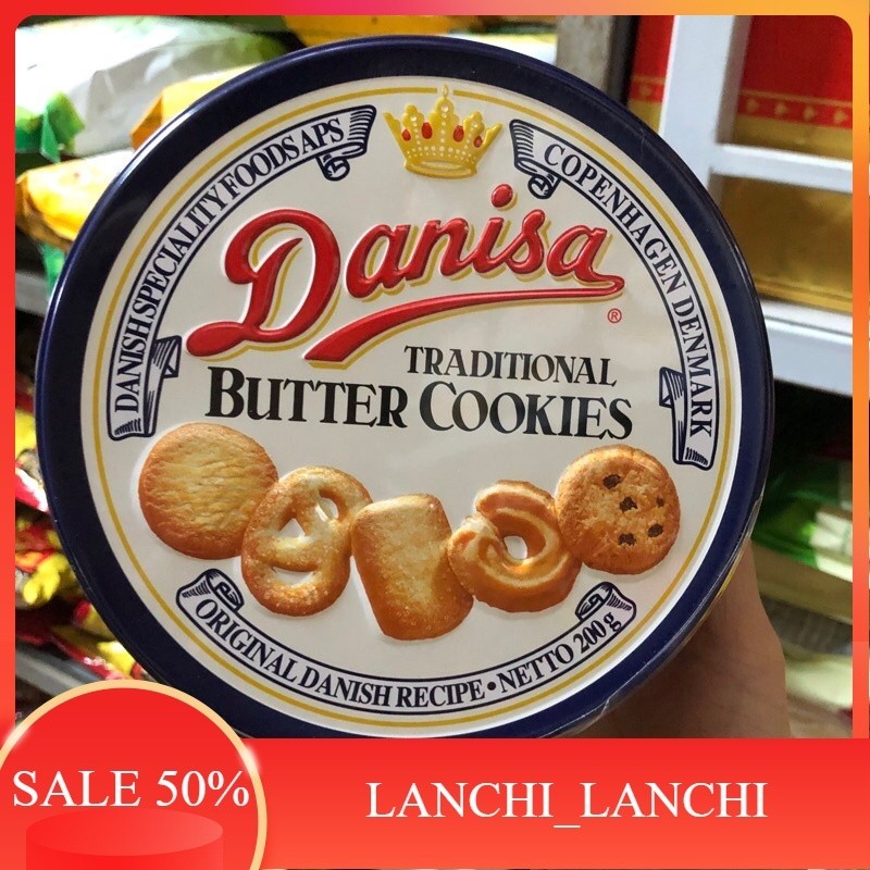 Bánh Danisa hộp sắt 200g - Shop Thái Hà | Shopee Việt Nam