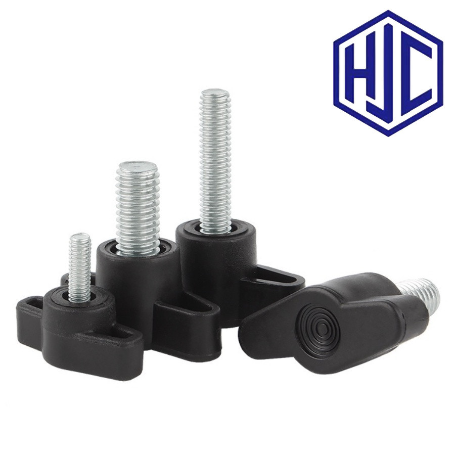 M4/M5M6/M8 Ren inox Vít tay cầm đầu nhựa hình chữ T/Núm vặn điều chỉnh ...
