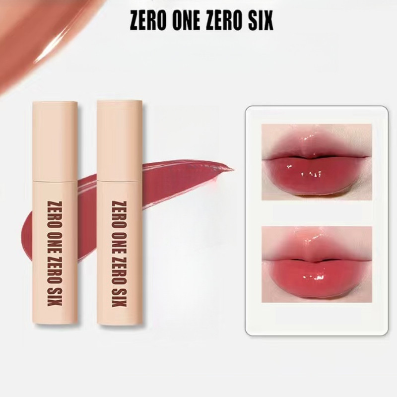 ZERO ONE ZERO SIX Son bóng 0106 son bóng dưỡng ẩm không dễ dính vào cốc | Shopee Việt Nam