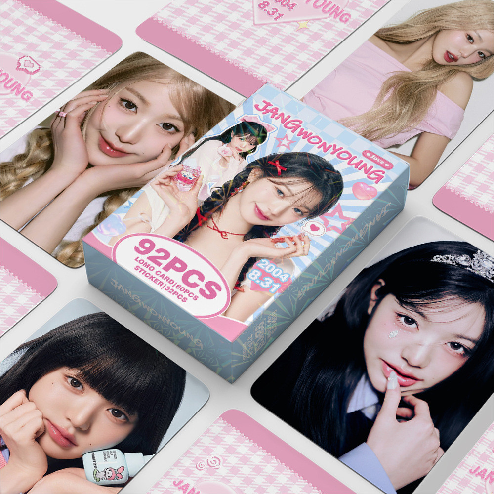 92 Cái / hộp IVE Jang Wonyoung EMPATHY REBEL HEART Lomo cards Alive Switch fan club DIVE SCOUT I ...