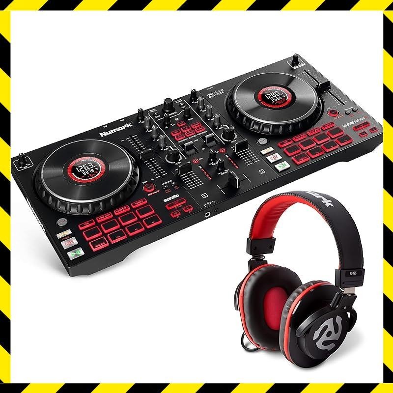 Numark DJ controller 4-deck touch sensor-equipped jog wheels Serato DJ ...