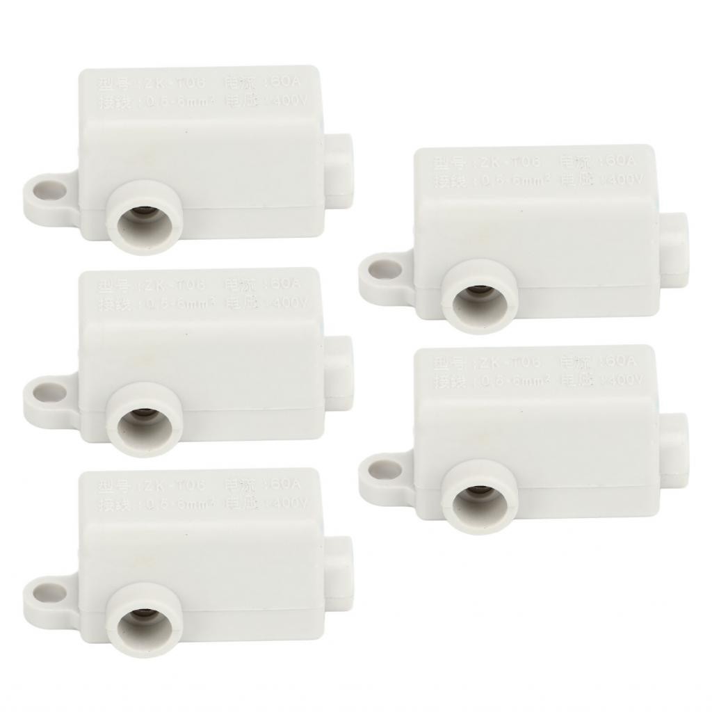 HEEPDD T Type Inline Junction Connector Box Quick Terminal Blocks ...