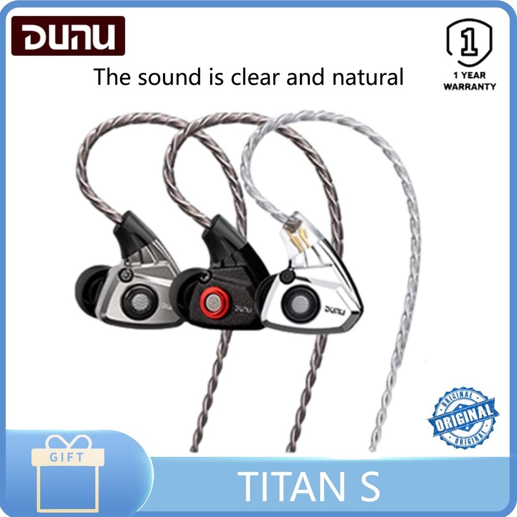 Tai nghe nhét tai DUNU TITAN S IEM 11mm Dynamic Driver Earbuds 0.78mm ...