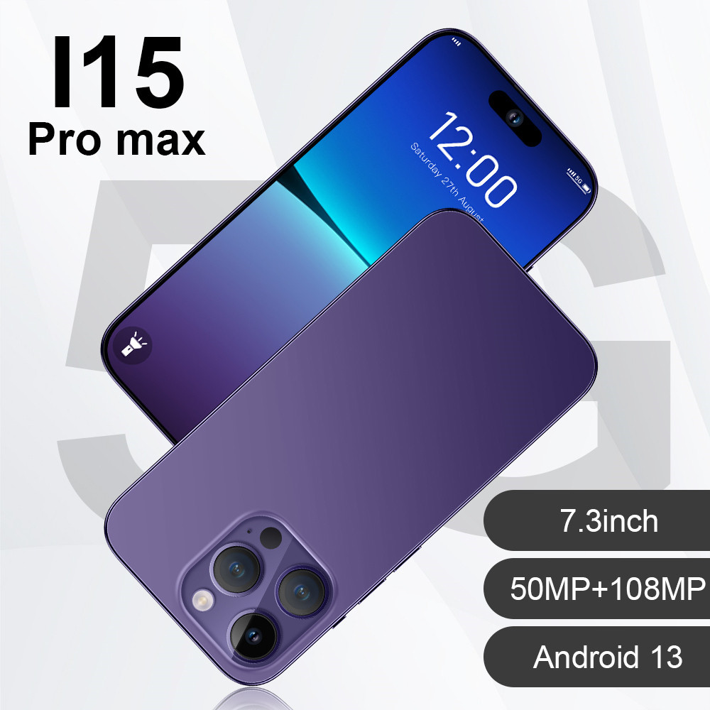 i15 Pro Max RAM 16GB + bộ nhớ trong 1TB, màn hình lớn 7,3inch, camera kép 50MP + 108MP Pin ...