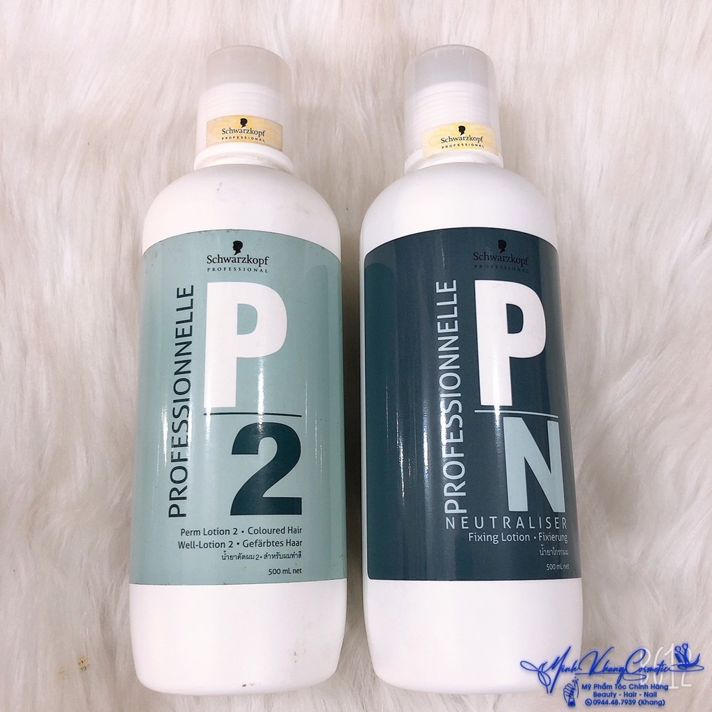 Cặp thuốc uốn tóc (lạnh) Schwarzkopf Professionnelle 500mlx2 - MK | Shopee Việt Nam