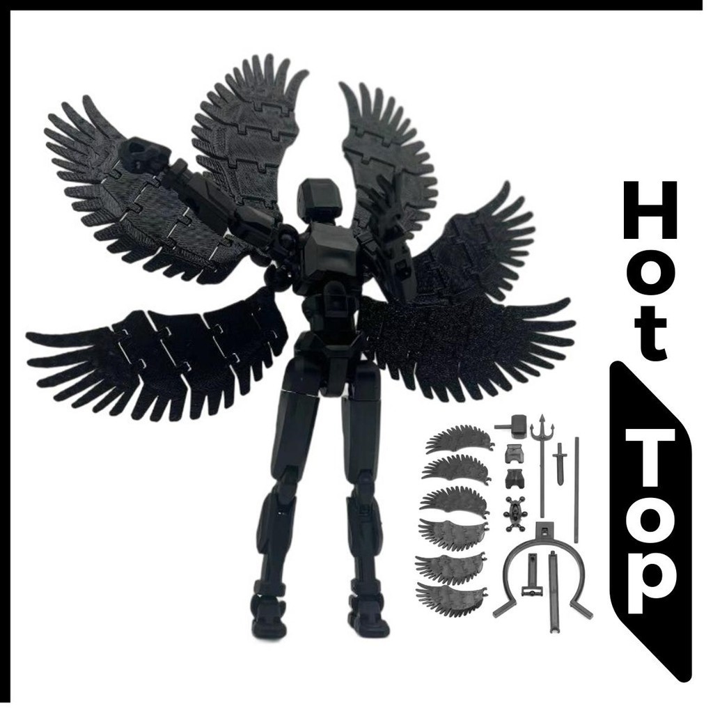 Dummy 13 Figure Có cánh Mô hình Lucky robot 3D nhân vật may mắn dummy13 ...