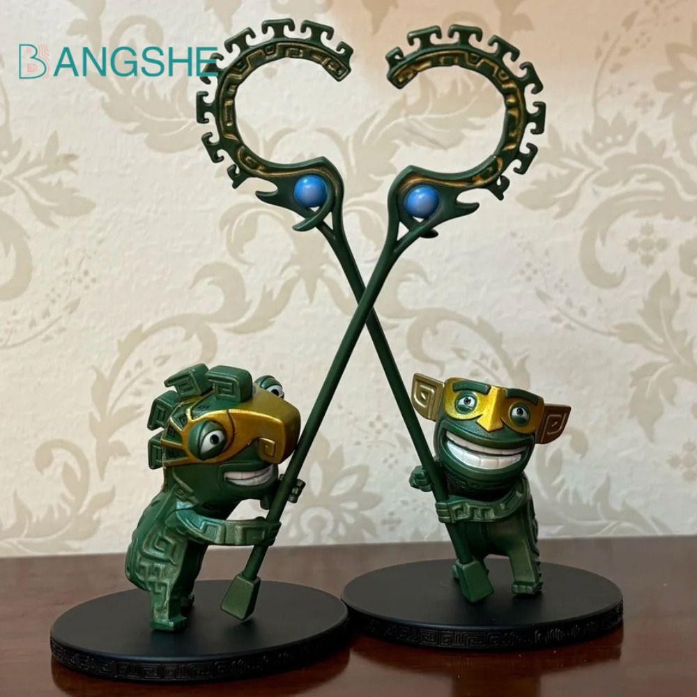 Bangshe 2 Chiếc Mô Hình Anime, Tượng PVC Để Bàn Đồ Trang Trí NeZha ...