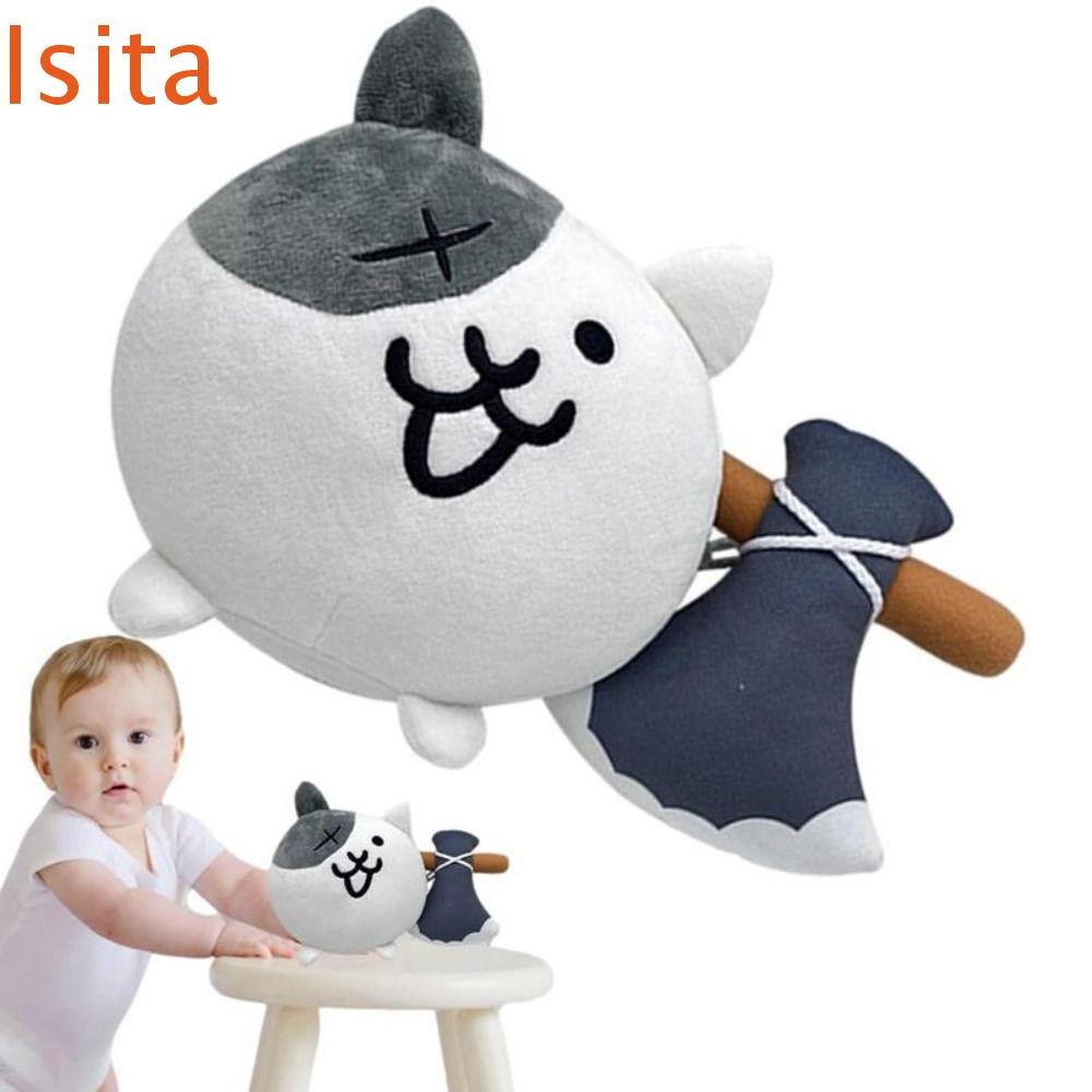 Isitaftb Battle Cat Nhồi Bông Búp Bê, Hình Búp Bê Gối Mềm Trận Mèo Đồ ...