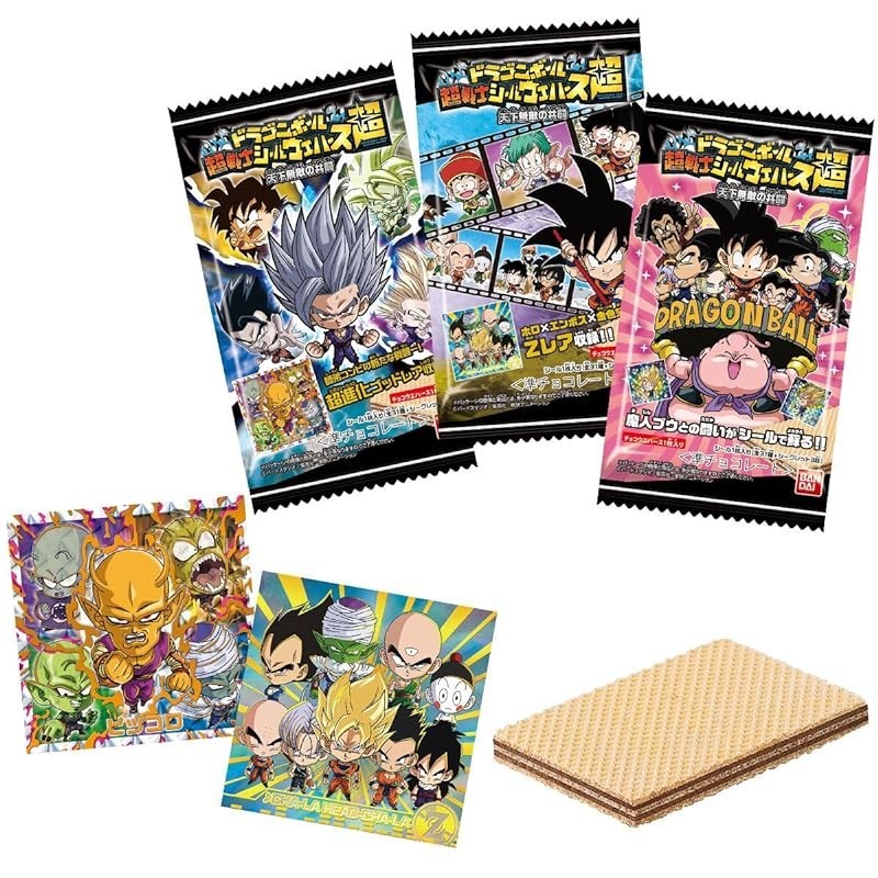 BANDAI Dragon Ball Super Soldier Seal Wafer Super Tenka Muteki no ...