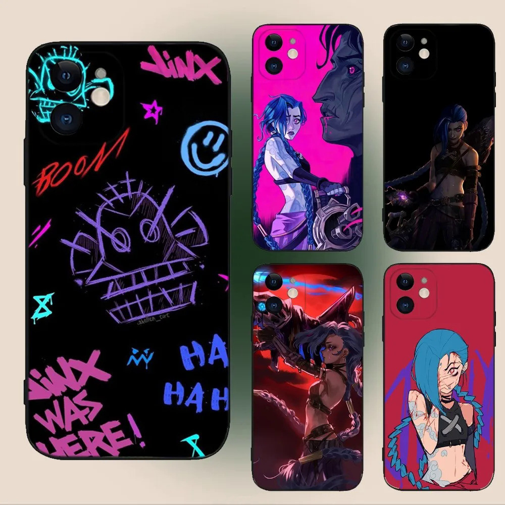 Ốp điện thoại TK-1 L-League of L-Legends L-LOL Jinx cho iPhone 15.14 ...