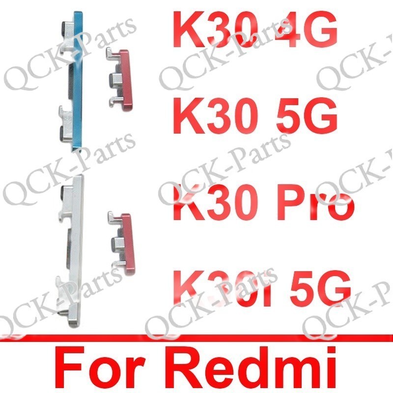 [Qck] Nút Âm Lượng Nguồn Cho Xiaomi Redmi K30 K30 Pro K30i 4G 5G Bật Tắt Nguồn Tăng Âm Lượng ...