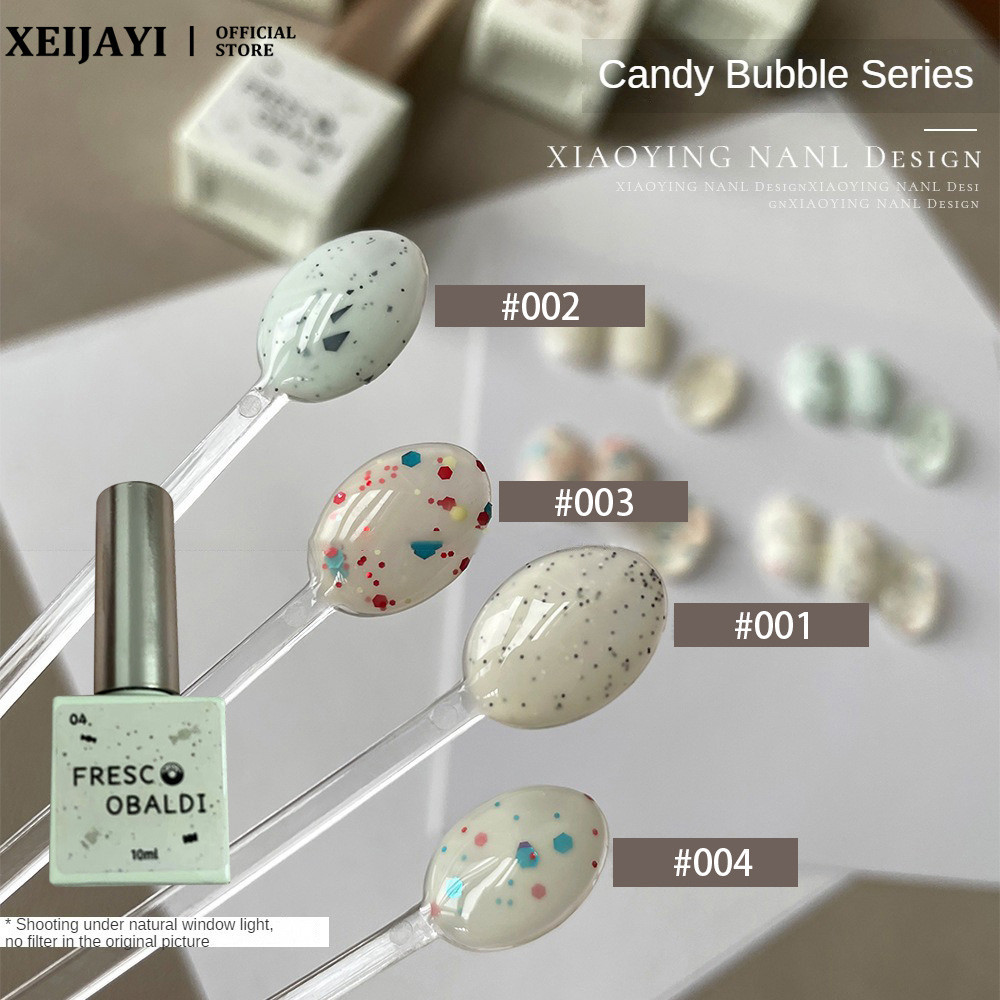 Xeijayi Candy Bubble Series Nail Polish Gel Nhiều Màu Sắc Sequin ...