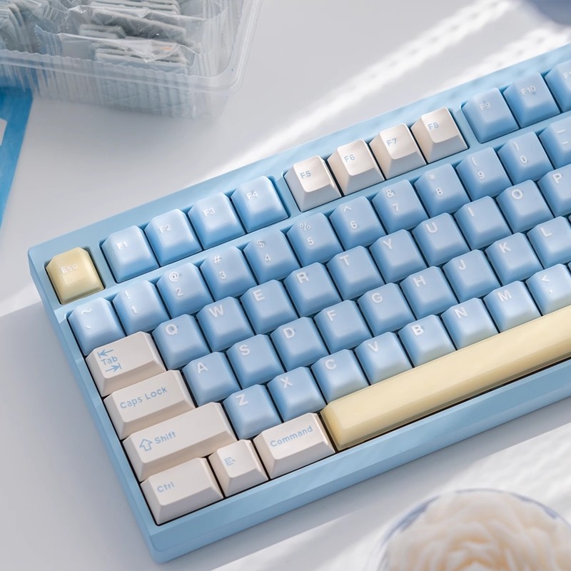 [Chỉ Keycap] Sea Salt Soda Keycap Trong suốt 164 phím Cherry Profile ...