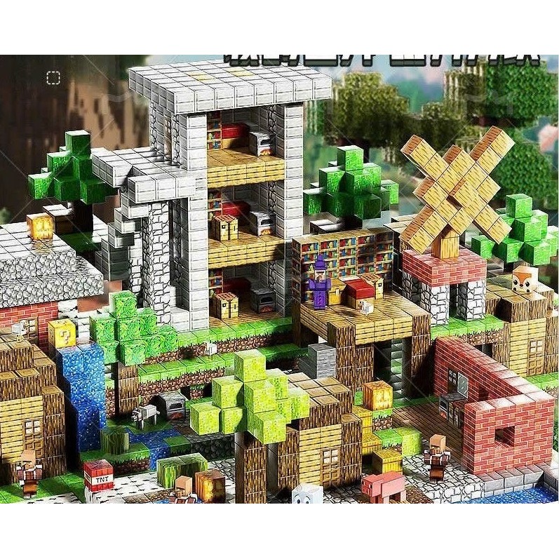 Bộ Xếp Hình Minecraft Nam Châm – Đồ Chơi Phát Triển Kỹ Năng Cho Bé, Vui ...