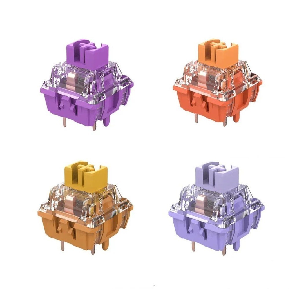 JERRZI Coral/Violet/Seashell/Orange Công tắc âm thanh Hifi bôi trơn nhà máy JERRZI Seashell ...