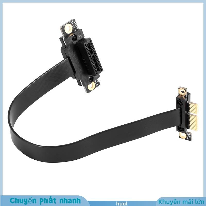 Cáp nâng PCIe X1 Dual 90 độ Góc phải PCIe 3.0 X1 sang X1 Cáp nối dài ...