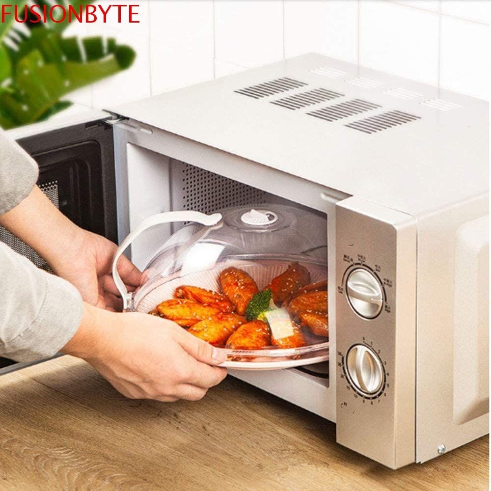 Vỏ đĩa lò vi sóng FUSIONBYTE Bền 10 Inch Đồ dùng nấu ăn Nắp bảo vệ có lỗ thông hơi PP Nắp chống ...