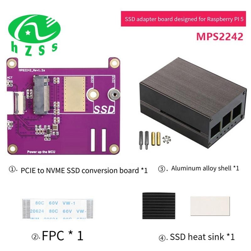 Pcie M.2 NVME 2230 2242 Gen3 SSD HAT Ban Mở Rộng + Vỏ + Tản Nhiệt SSD ...