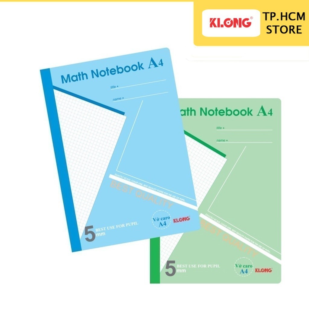 Vở Caro Math Notebook A4 200 trang 70/92 KLONG MS 298 | Shopee Việt Nam