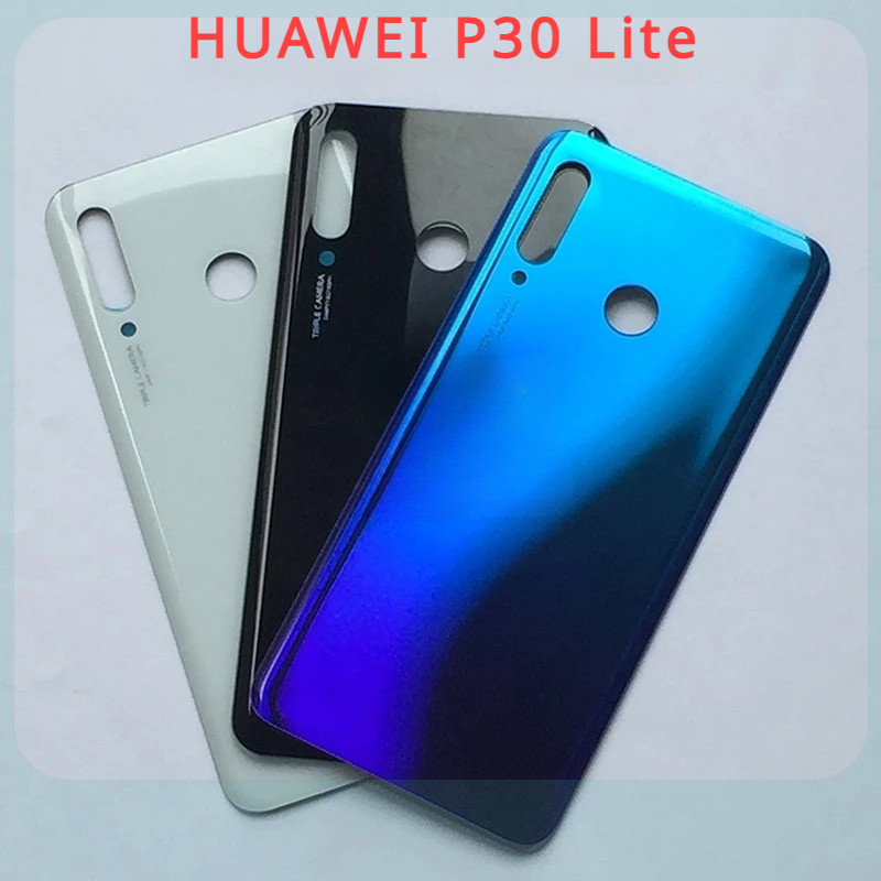 New For Huawei P30 Lite Battery Back Door Rear 3D Glass Panel | Shopee ...