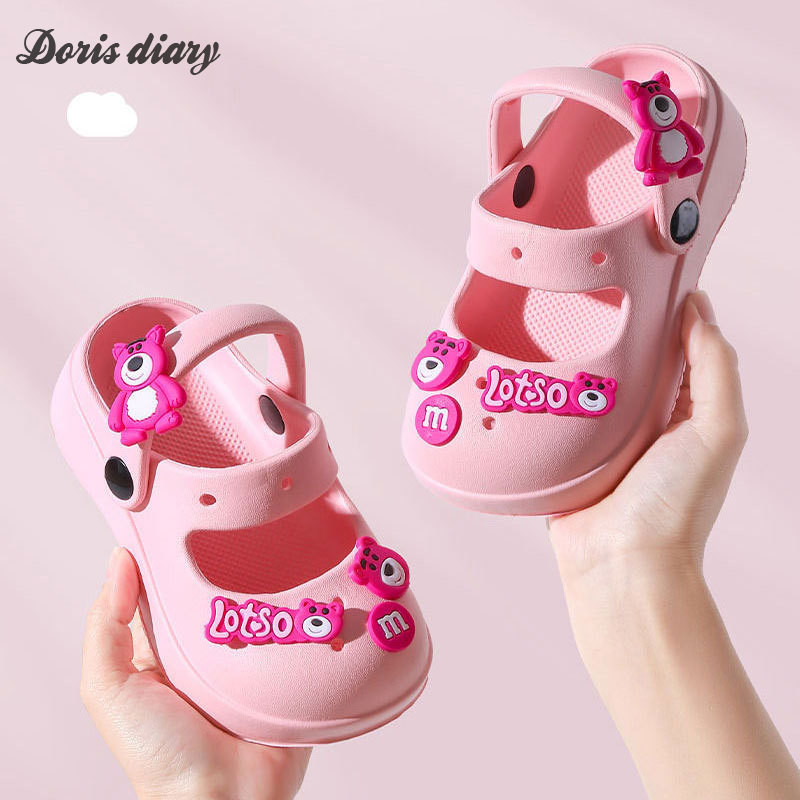 Doris nhật ký Bé gái dép công chúa bé gái mùa hè lỗ dép bé gái lớn bé ...