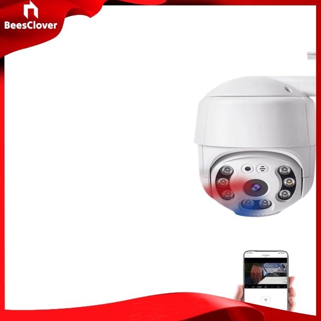 Camera an ninh WIFI BeesClover 360° Phát hiện toàn cảnh Đèn hồng ngoại Video giám sát độ phân ...