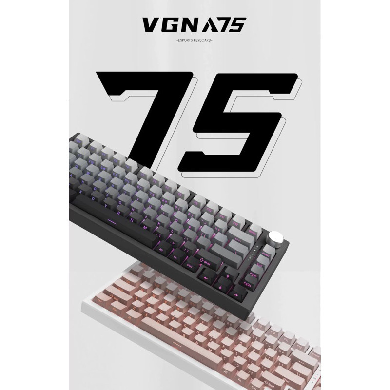 [Sẵn] Bàn phím cơ gaming VGN A75 | HE Rapid Trigger | RGB | Layout 75% | Gasket mount | Shopee ...