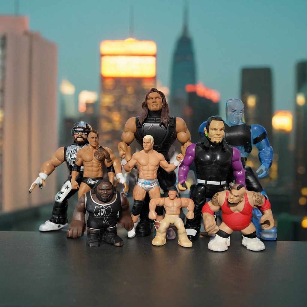 Ins Chính Hãng Số Lượng Lớn Mattel Herman Wrestler Wrestler Q Phiên Bản Nhân Vật Hành Động Mô ...